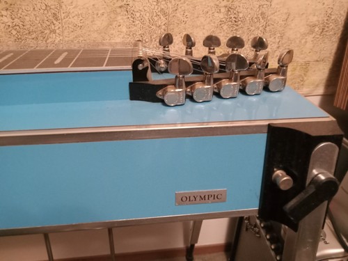 Sierra Pedal Steel Guitar. Olympic Model. 10 string, E9. 3 pedals, 4 ...