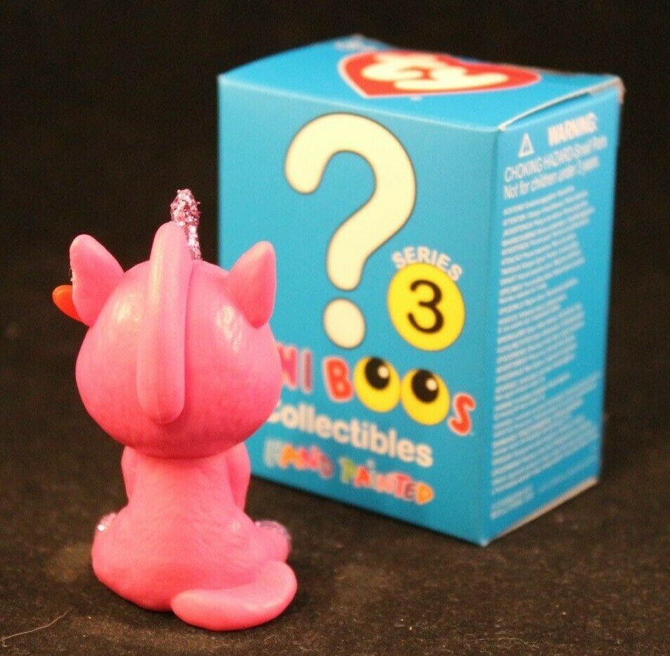 TY Beanie Boos - Mini Boo Figures Series 3 - Bubblegum - Pink Unicorn ...