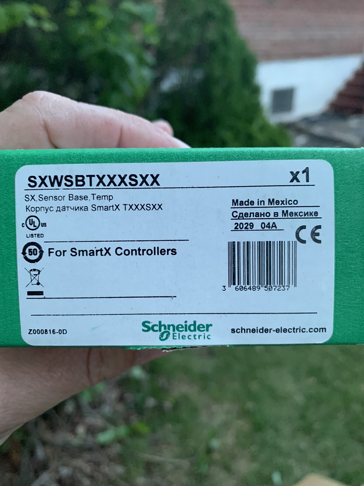 Schneider Electric Smartx SXwsbtxxxsxx Temperature Sensor Base New In ...