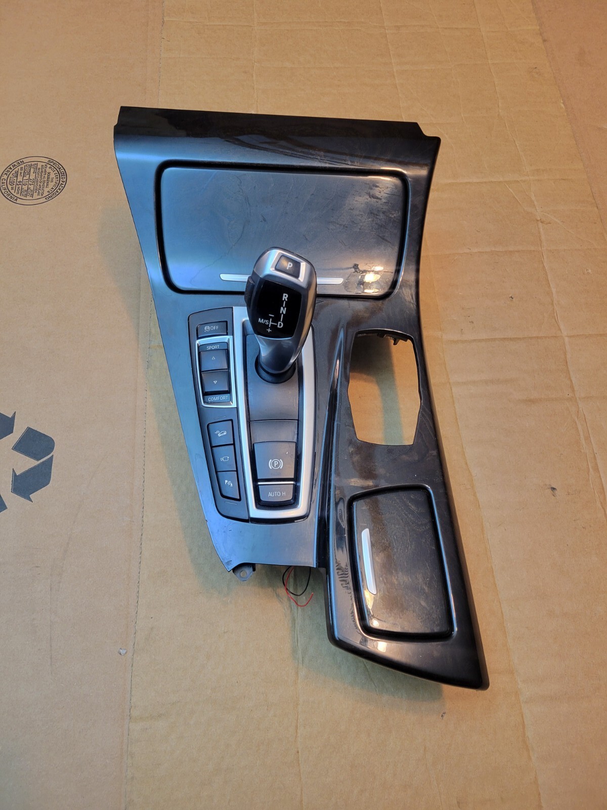 2014 BMW 535I AUTOMATIC FLOOR SHIFTER CONSOLE LEVER ASSEMBLY 1009997500 ...