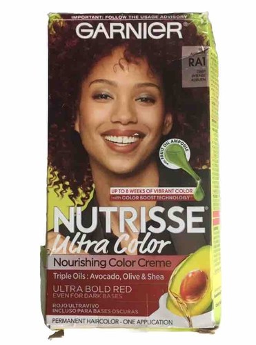 Garnier Nutrisse Nourishing Color Creme, RA1 Red Autumn Deep Intense ...