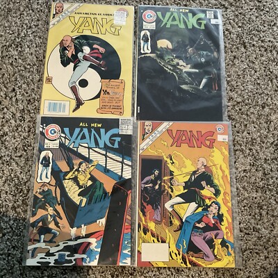 Lot Of 4 - Vintage Yang Comics - Charlton Comics | eBay