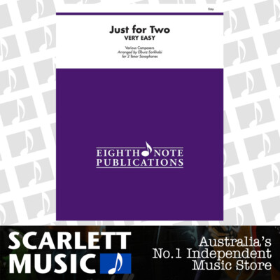 Just For Two Very Easy Tenor Saxophone Duets 9781554738700 | eBay Australia