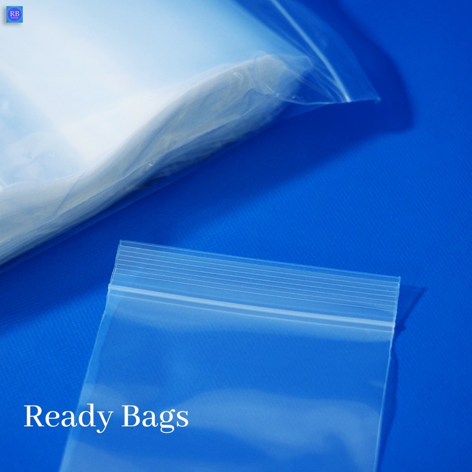 Clear Zip Seal Plastic Bags 4 Mil HEAVY-DUTY Poly Reclosable 6 Mil ...