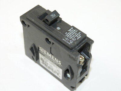 Siemens Q130 1p 30a 120/240v Type QP Circuit Breaker Used 1-Year ...