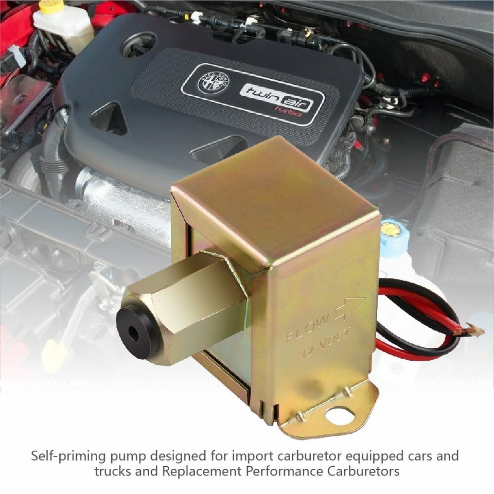 Electric Gas 2.5-4 PSI 12V Low Pressure Micro Fuel Pumps For Petrol ...