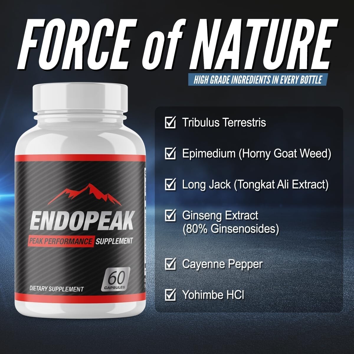 Endopeak Capsules Endo peak Pills Peak Performance Supplement USA Made | eBay