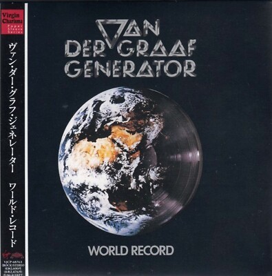 VAN DER GRAAF GENERATOR WORLD RECORD UK PROG JAPAN ORIG MINI LP CD | eBay