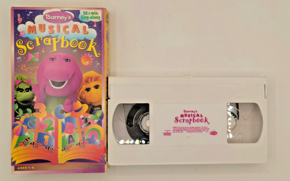 Barney VHS LOT OF 5 Musical 1-2-3-4 Seasons In Outer Space Concert Fun ...