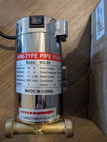 Micro Boosting Water Pump WG-90 | eBay