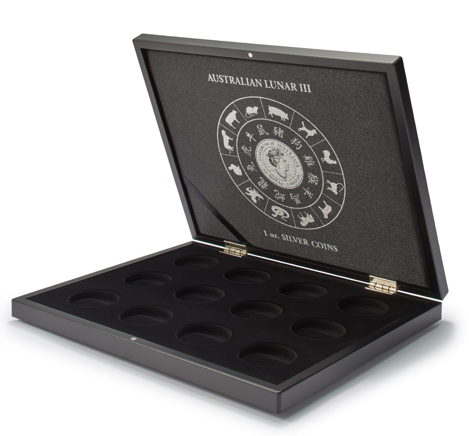 Lighthouse VOLTERRA Coin Display Case For 12 Lunar Series III 1 oz ...