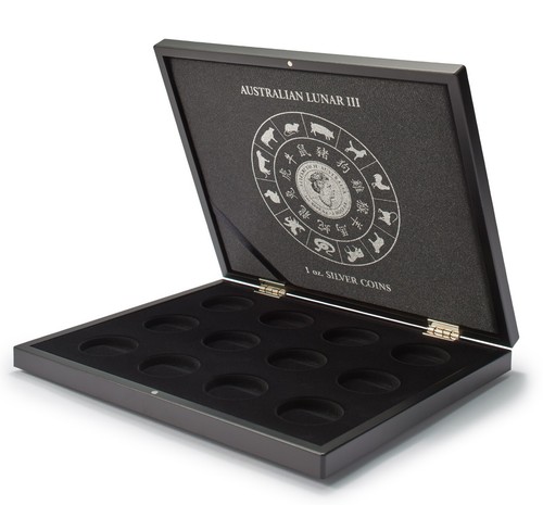 Lighthouse VOLTERRA Coin Display Case For 12 Lunar Series III 1 oz ...