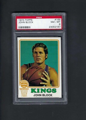 1973 Topps Basketball #169 John Block Kings PSA 8 NM-MT | eBay