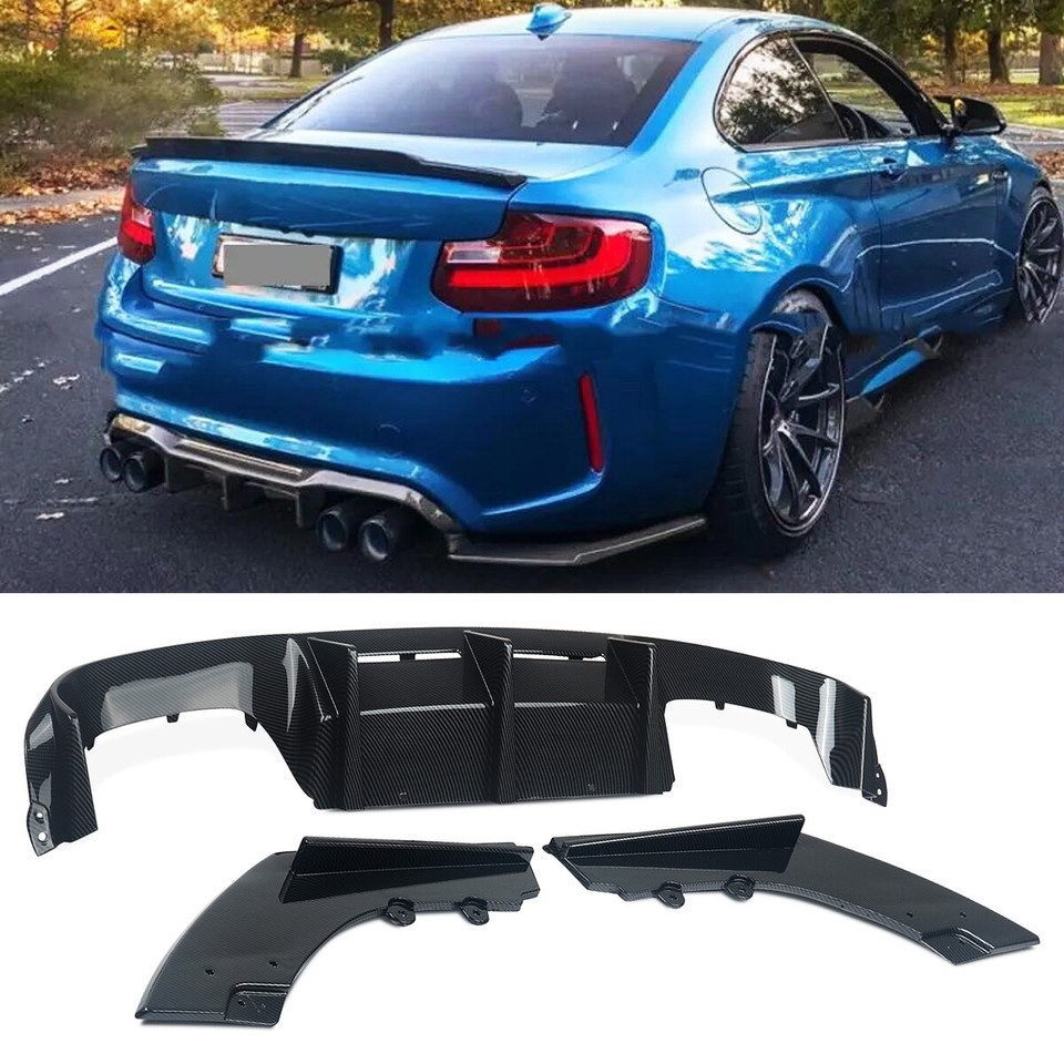 For BMW 2 Series F87 M2 Coupe 2016-2021 Rear Bumper Diffuser Carbon ...