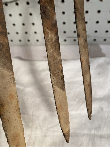 4 Tine Potato Fork Garden Farm Vintage Decor Country Rustic Tool ...