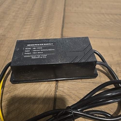 Compact 120V Transformer for Glass Neon Signs - 4 Bars & Light Displays ...