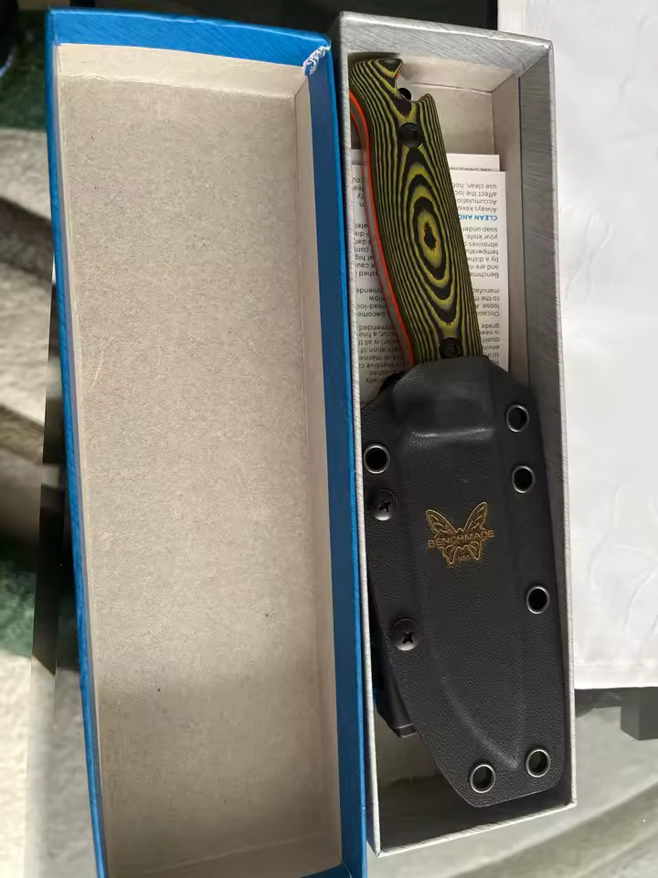 Benchmade Saddle Mountain Skinner Hunting Knife with Sheath Bush ...