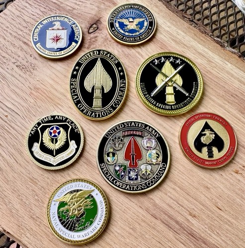CIA SOG DOD DELTA SEAL TEAM 6 Special Operations Challenge coin set | eBay