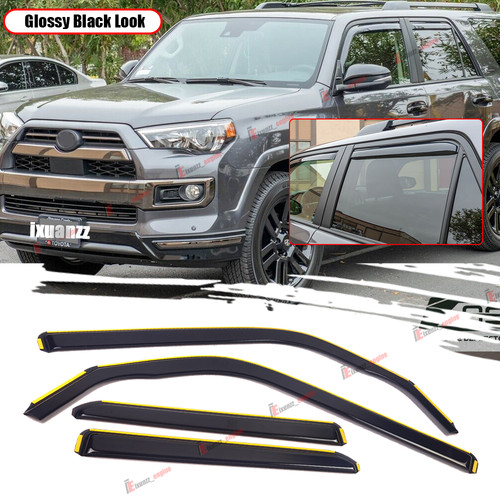 For 2010-2023 Toyota 4Runner In-Channel Window Visors Sun Rain Guards ...