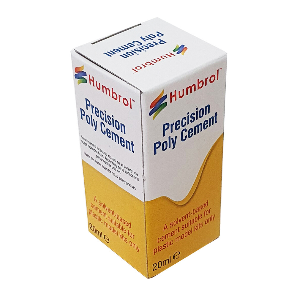 Humbrol Precision Poly Cement 20ml - Solvent Based Cement for Plastic ...