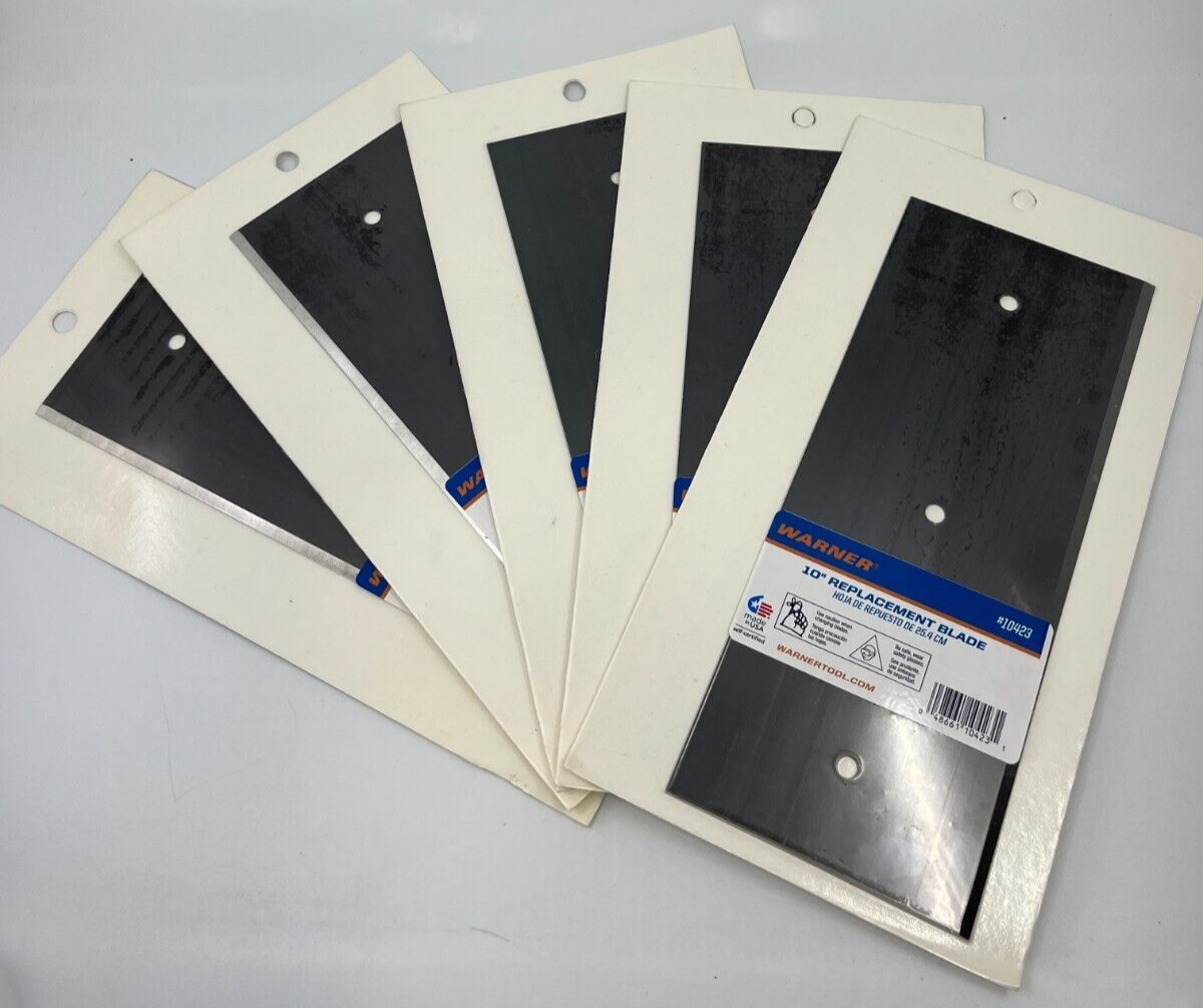 5 Pack Warner 10" StripNClean Heavy Duty Replacement Blade/For use with ...