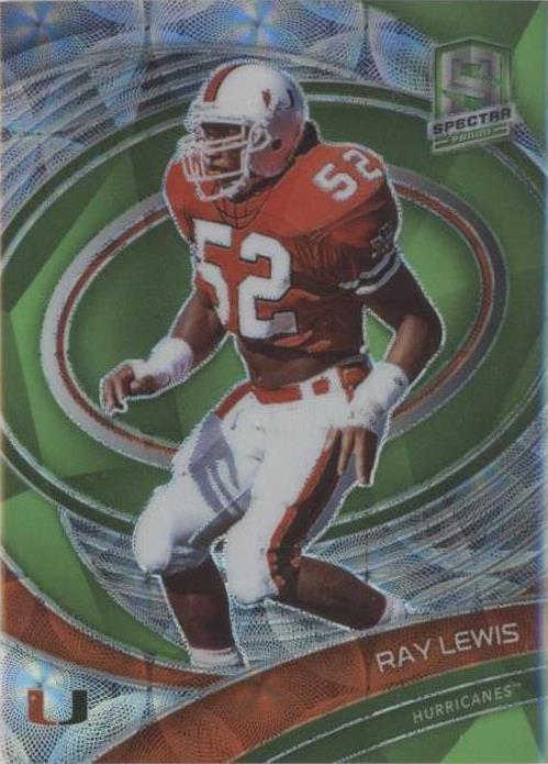 2022 Panini Chronicles Draft Picks - Spectra Ray Lewis #43 Neon Green ...