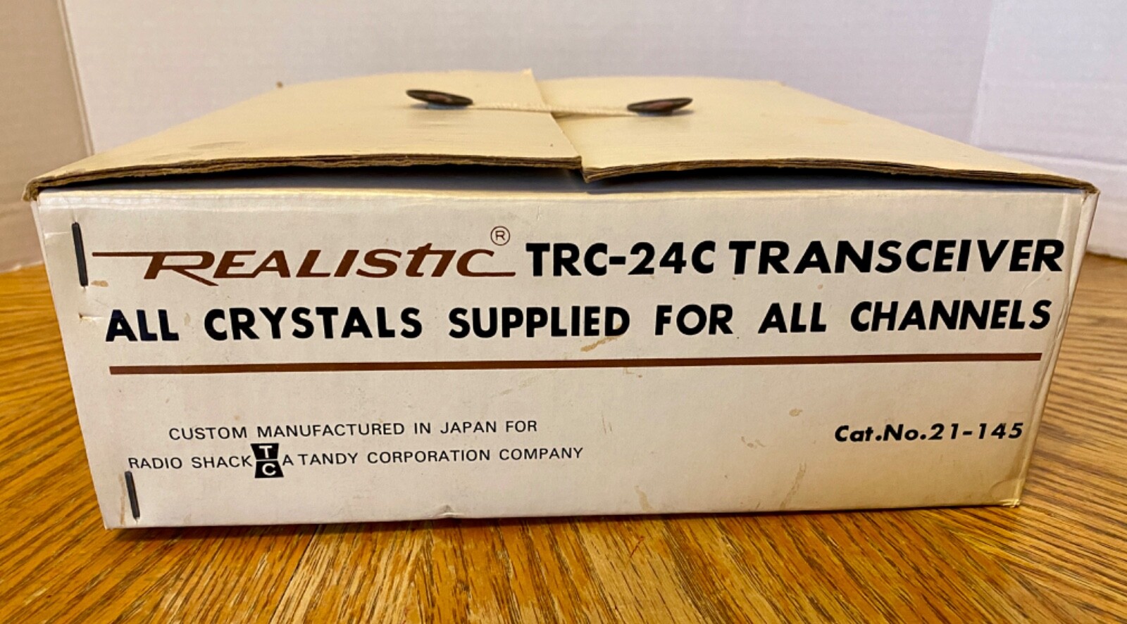 Vintage NOS 1976 Realistic TRC-24C 23 AM Mobile CB Radio R/S History ...