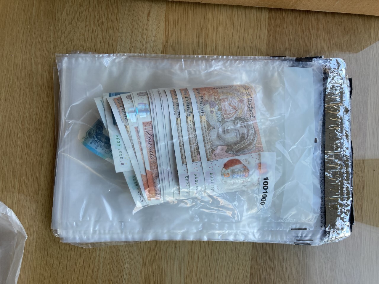 50 x LARGE Plastic Tamper Evident Note, Bank Bags, Cash, Money | eBay UK