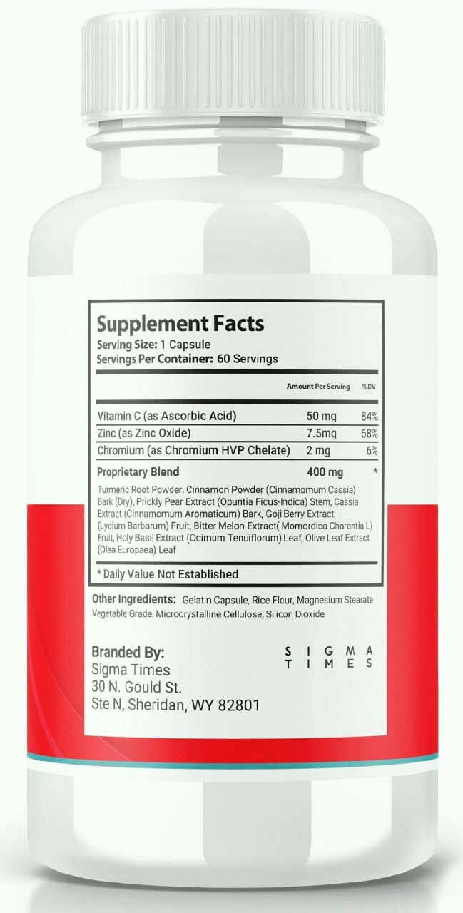 (2 Pack) Sweet Relief Gluco Support Pills to Aid Blood Flow and Boost ...