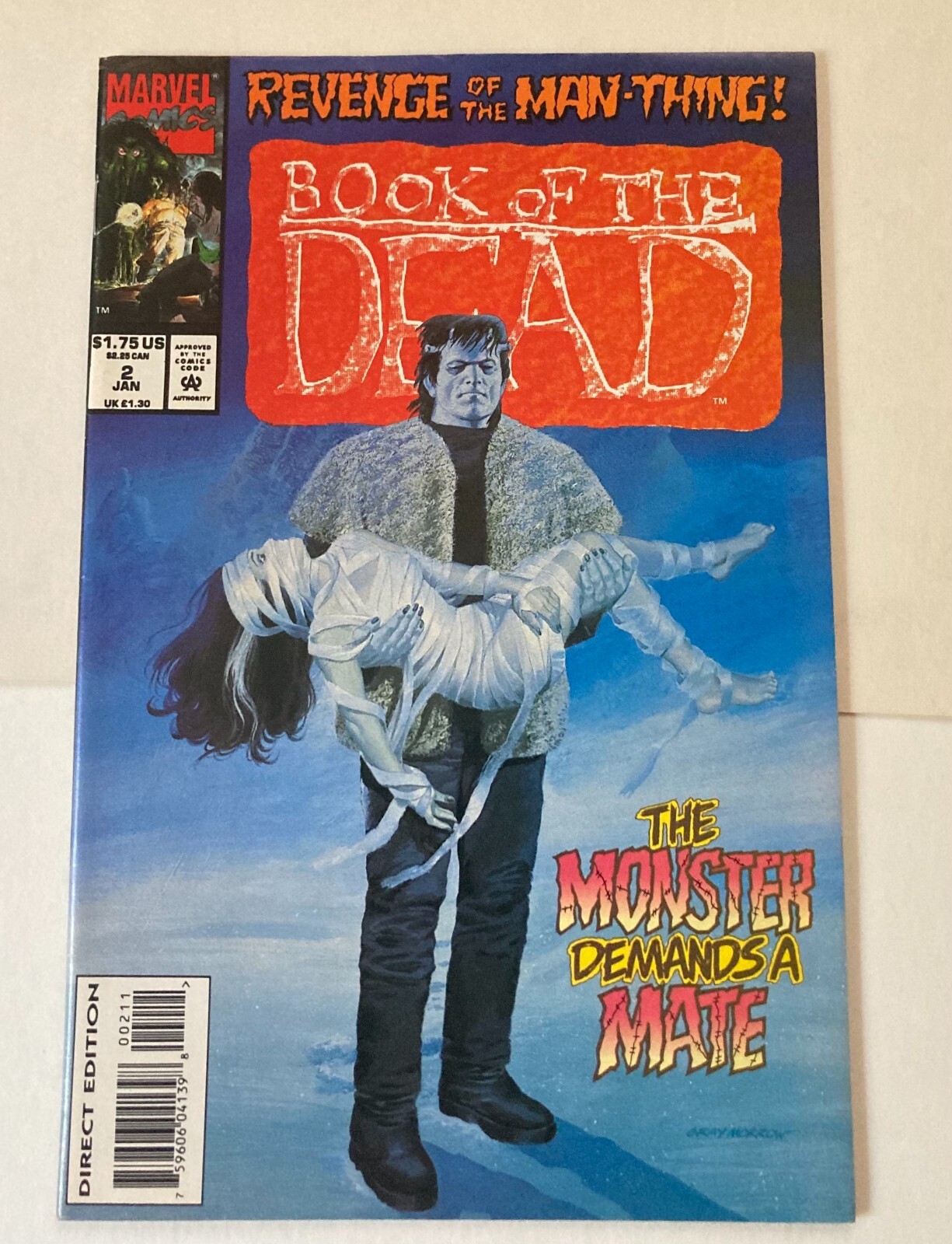 Book of the Dead #2 Frankenstein Man-Thing Chaykin Morrow Krigstein | eBay