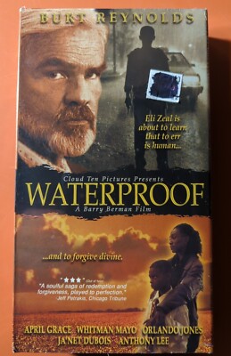WATERPROOF - VHS TAPE SEALED BRAND NEW AS IS. Vintage Burt Reynolds ...