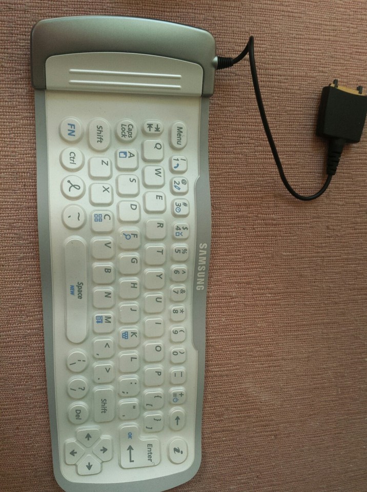 Samsung External Flexible Portable Vinyl Keyboard for Cell Phones | eBay
