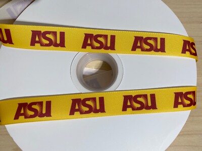 ARIZONA STATE UNIVERSITY 7/8" GROSGRAIN RIBBON SHIP FROM USA | eBay