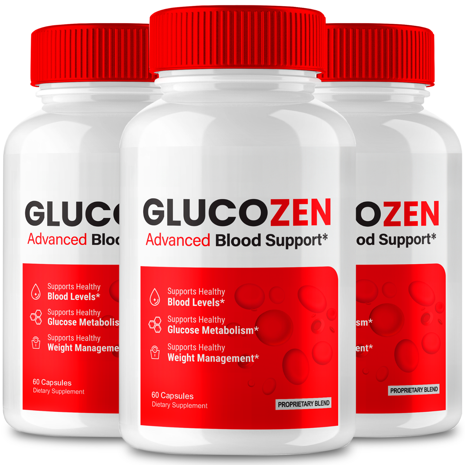 (3 Pack) Glucozen Blood Capsules, Healthy Blood Support Supplement Pills | eBay