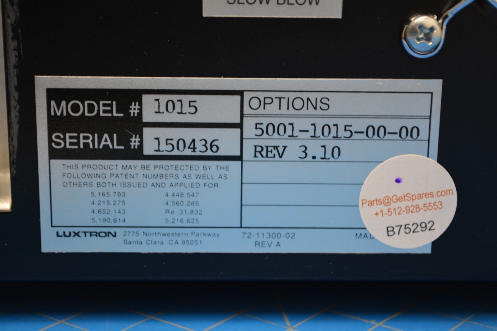 5001-1015-00-00 / ENDPOINT CONTROLLER XINIX DS R MODEL 1015/ LUXTRON | eBay