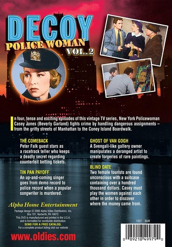Decoy: Police Woman, Vol. 2 (DVD) Beverly Garland David Alexander | eBay