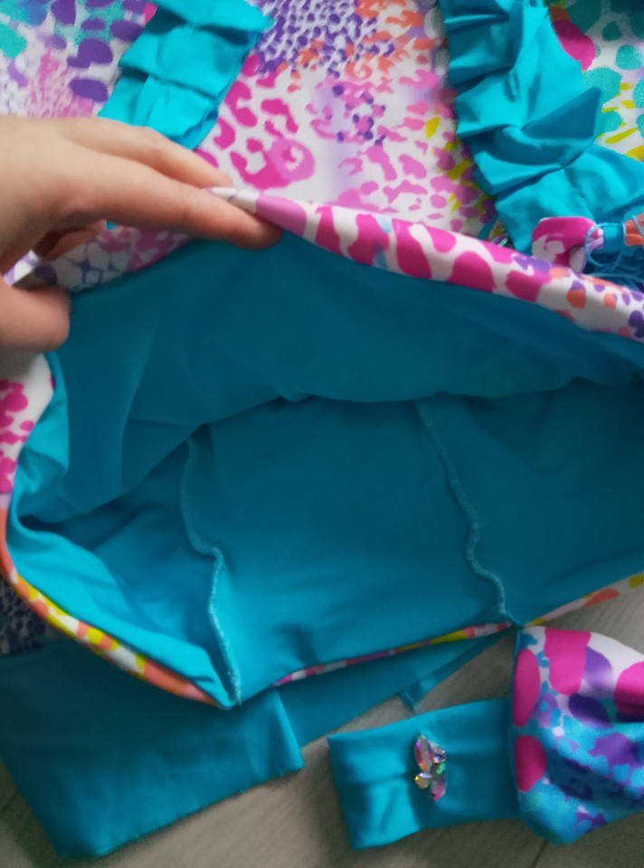 Blue Turquoise Bikini Set With Wrap | eBay UK