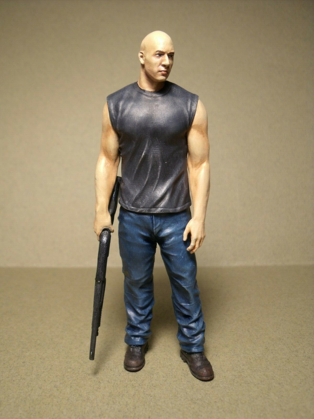 1/18 FIGURE FAST AND FURIOUS VIN DIESEL VROOM UNPAINTED FOR MATTEL ...