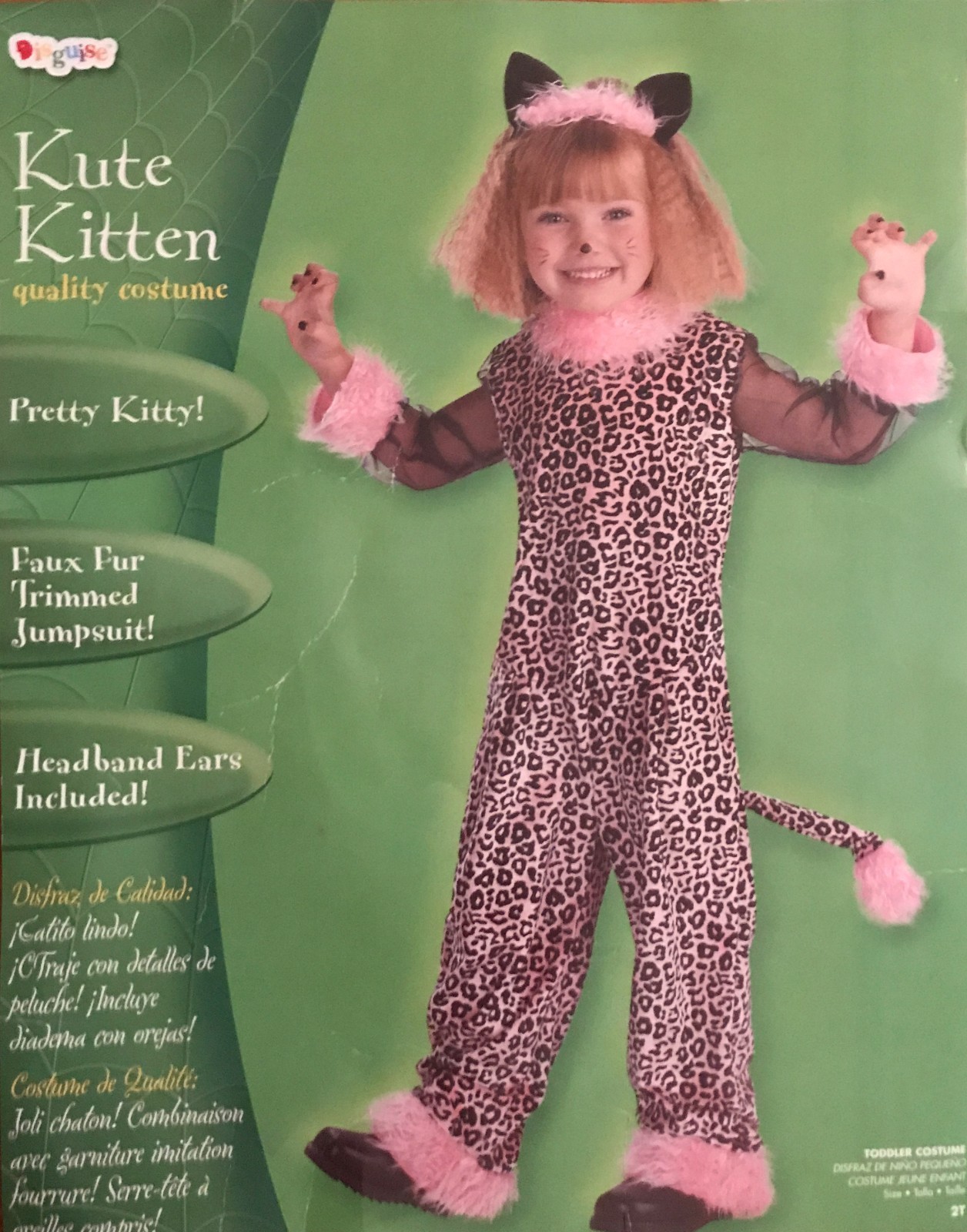 PRETTY KITTY KUTE KITTEN GIRLS HALLOWEEN COSTUME TODDLER SIZE 2T | eBay