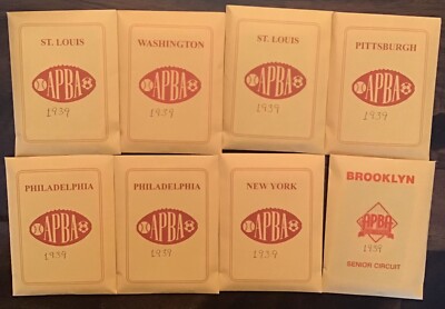 APBA Baseball Card Original 1939 Complete Set All 16 Teams | eBay