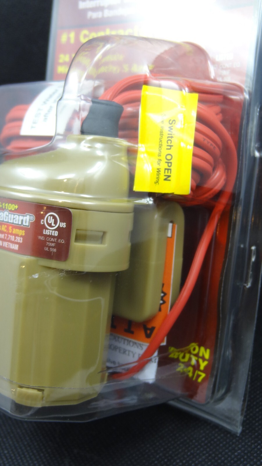 Aqua Guard Magnetic Float Drain Switch AG-1100+ AquaGuard 96100 (24 VAC ...