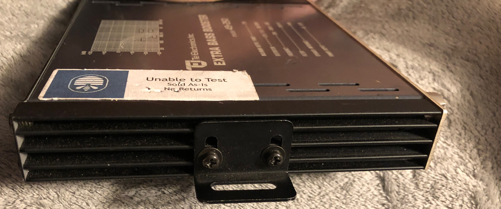 Vintage Old School Tei Electronics Extra Bass Booster Model 49-250 25W ...