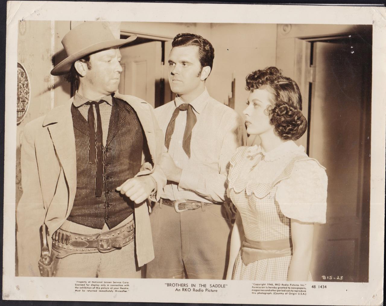 Steve Brodie Virginia Cox Tim Holt Brothers in the Saddle 1949 movie ...