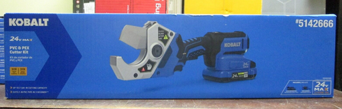 Kobalt 24V Li-Ion PVC & PEX Cutter Kit w/ Batt & Charger #5142666 BRAND ...