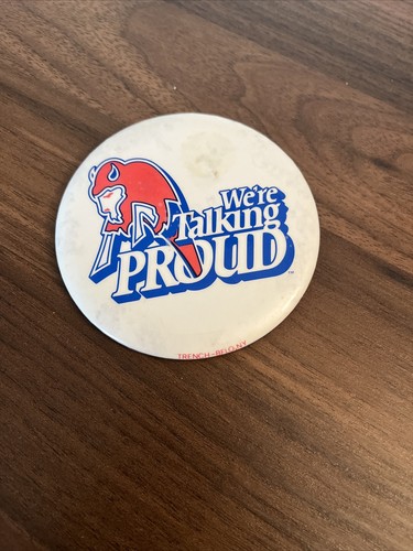 Buffalo New York We're Talking Proud Pinback Button | eBay