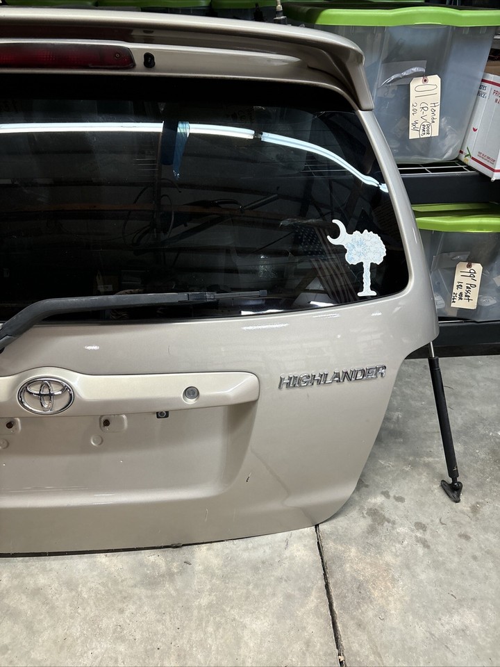 01-07 TOYOTA HIGHLANDER REAR TRUNK LID TAILGATE HATCH (NO SHIPPING ...