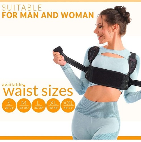 Posture Corrector for Women and Men - Adjustable Mid and Upper Back ...