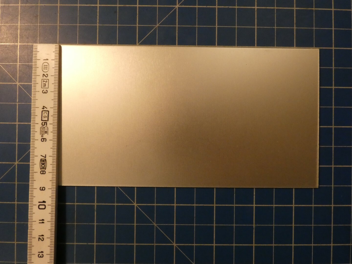 5 Stück Aluminium Platte 160mm x 90mm 2mm dick / Platten Alu ...