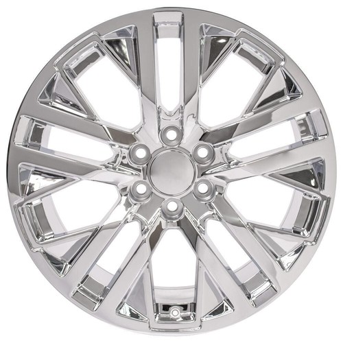 26" Chrome Replica C21 Rims Wheels Silverado Tahoe Chevy GM 22 24 ...