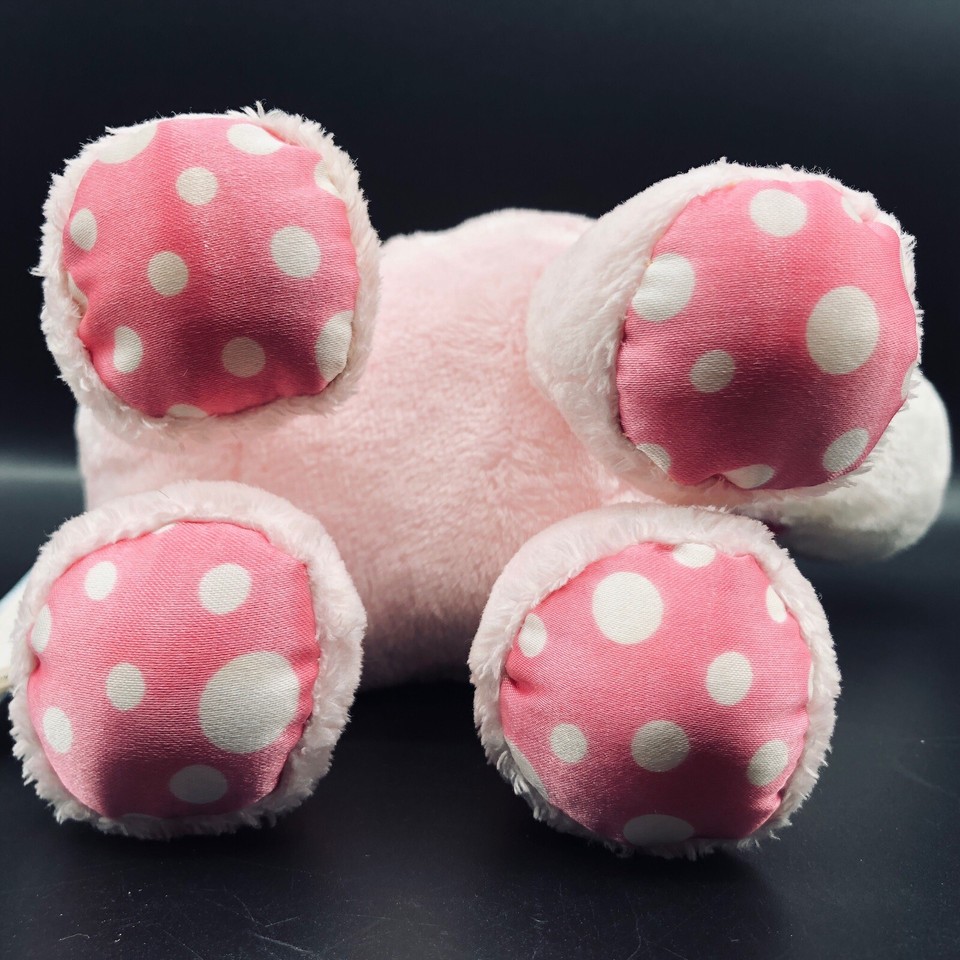 Douglas Baby Cuddle Toy Pink Puppy Dog 6” Plush Lovey Polka Dots ...